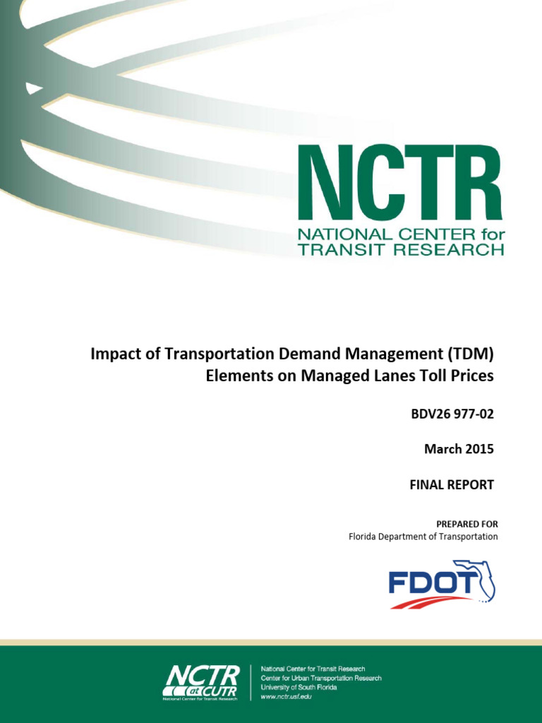 Book Managed Toll Prices | PDF | Traffic Congestion | Traffic