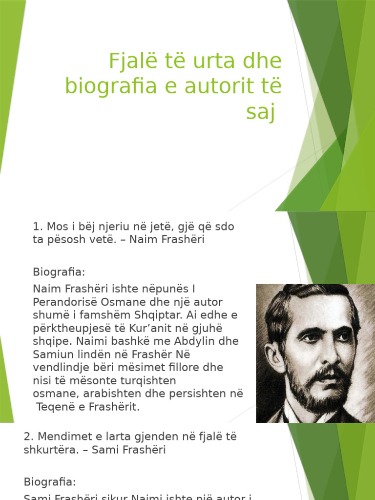 Wise Sentences and The Biography of The Author | PDF