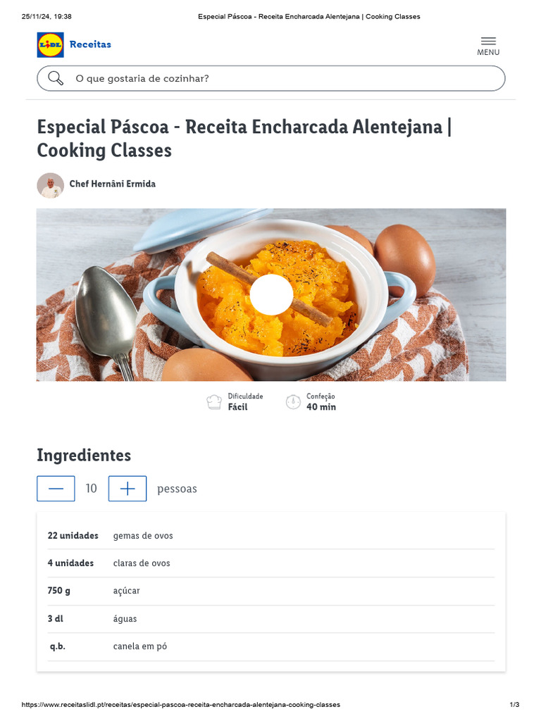 Receita de Encharcada Alentejana | PDF | Alimentos