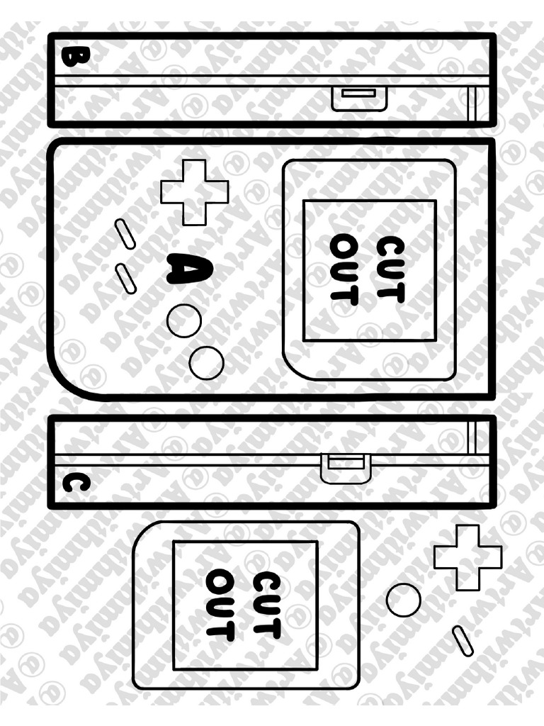 Blank Gameboy Template | PDF