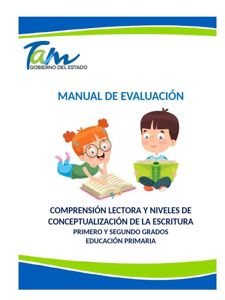 Manual Evaluacion 1ro y 2do Prim | PDF | Comprensión lectora | Sílaba