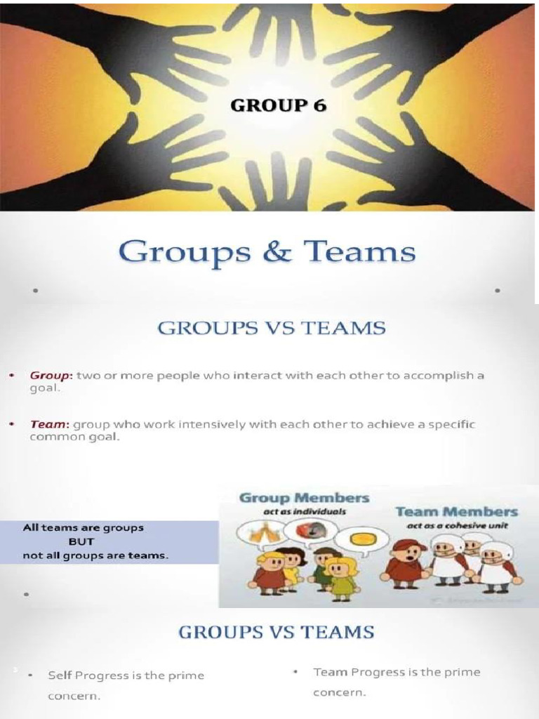 Group vs. Team | PDF