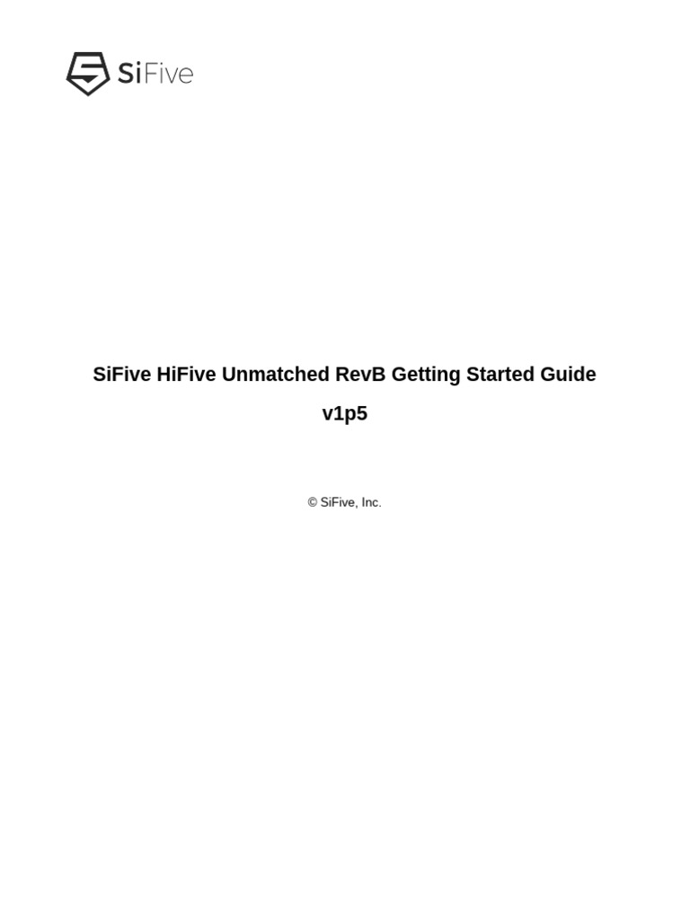 Hifive Unmatched Revb GSG v1p5 - EN | PDF | Usb | Computer Engineering