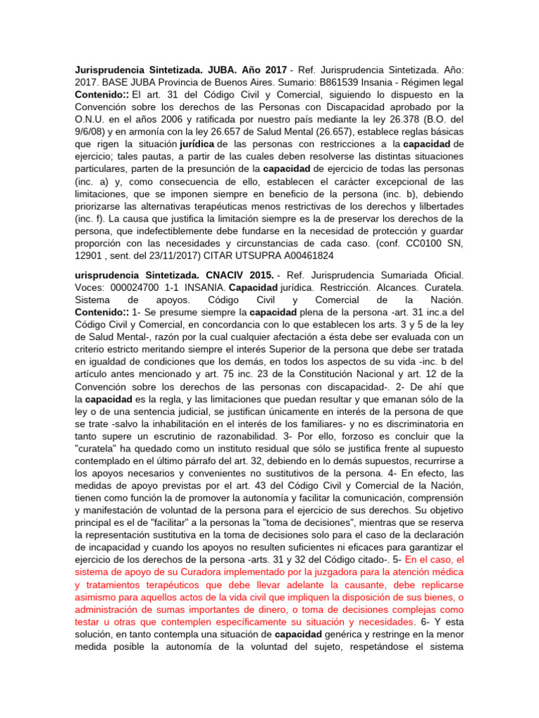 Capacidad Juridica Patrocinio Letrado | PDF | Caso de ley | Ley procesal