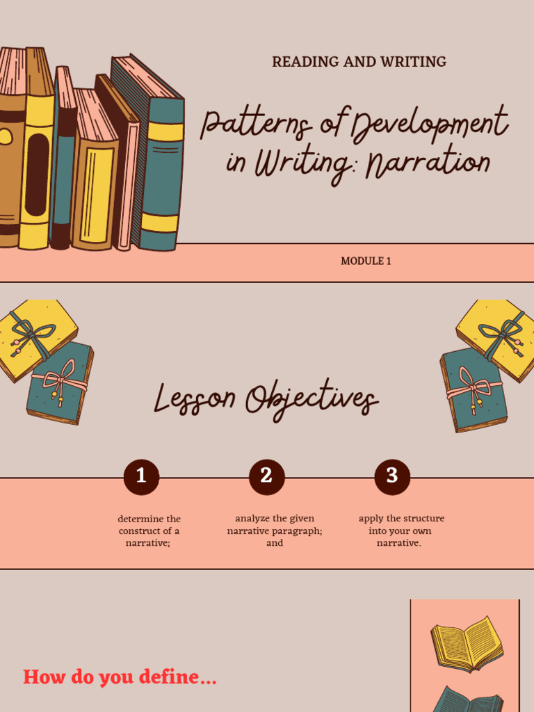 Lesson 1 Narration | PDF | Narrative | Plot (Narrative)