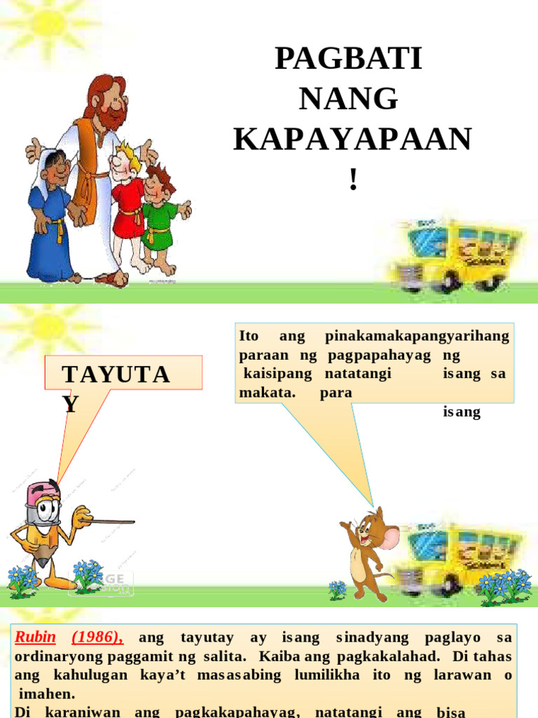 Tayutay PPT | PDF