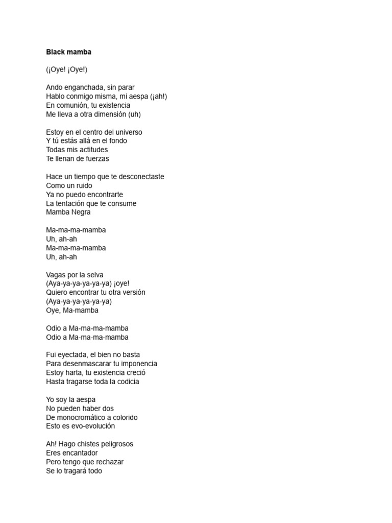 Black Mamba | PDF | Ficción general