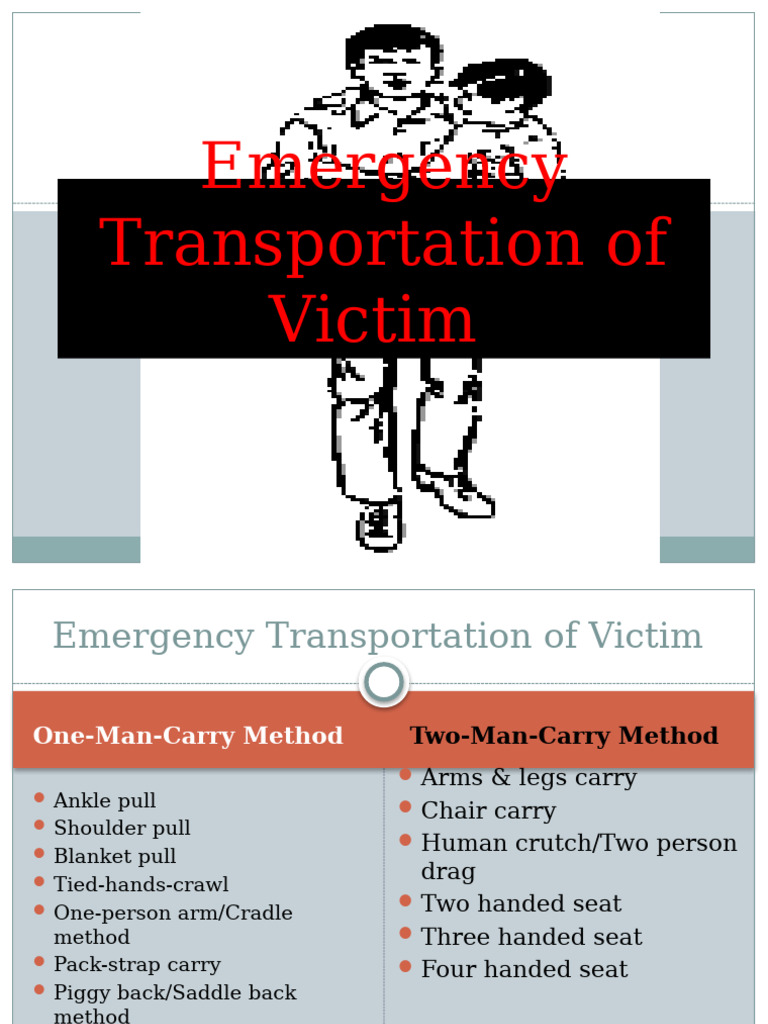 Emergency Transportation of Victim | PDF | Social Science