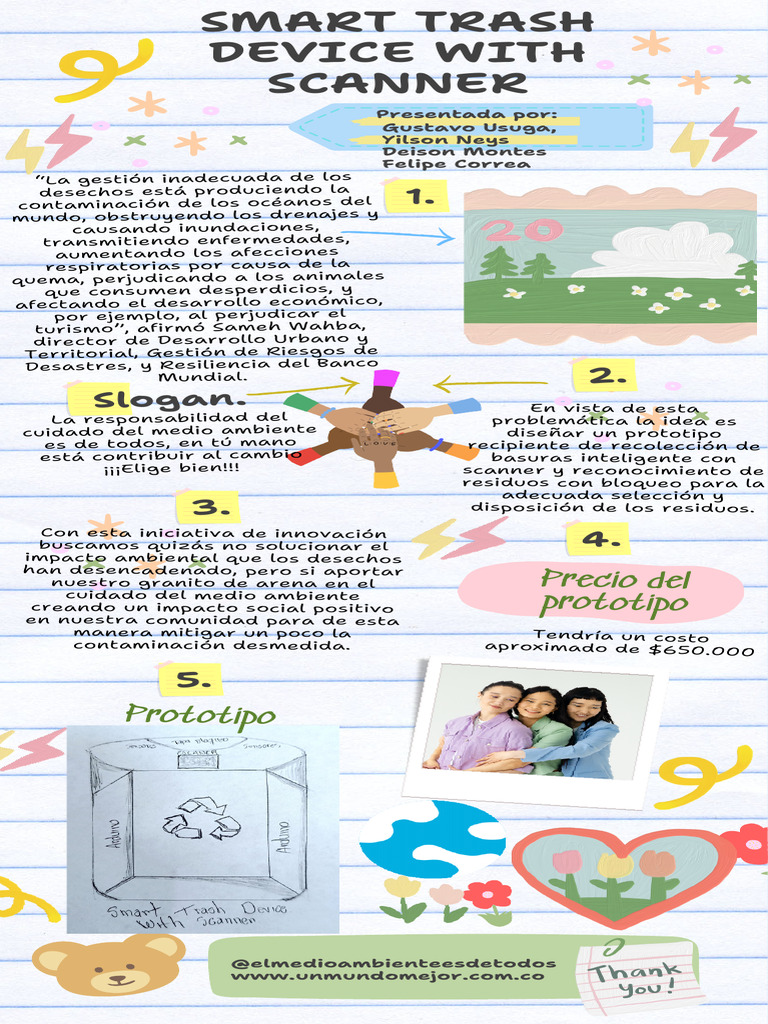 Smart Trash Device With Scanner | PDF