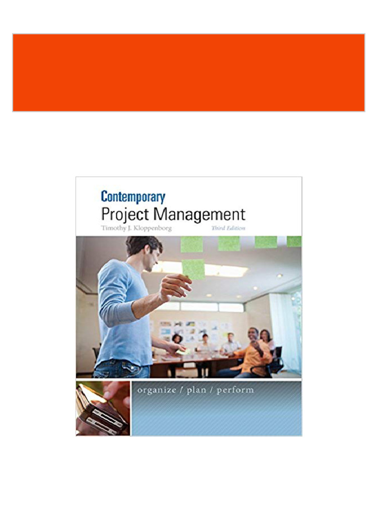 (Test Bank) Contemporary Project Management 3rd Edition by Timothy ...