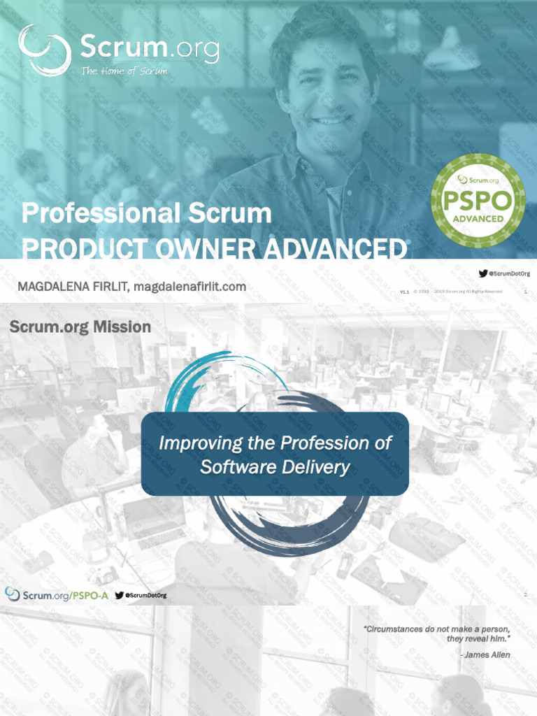 Advanced Scrum Product Owner Course | PDF | Scrum (Software Development)