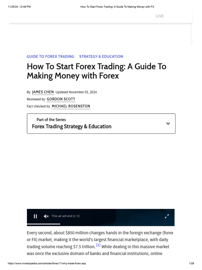 How To Start Forex Trading | PDF | Foreign Exchange Market | Futures ...