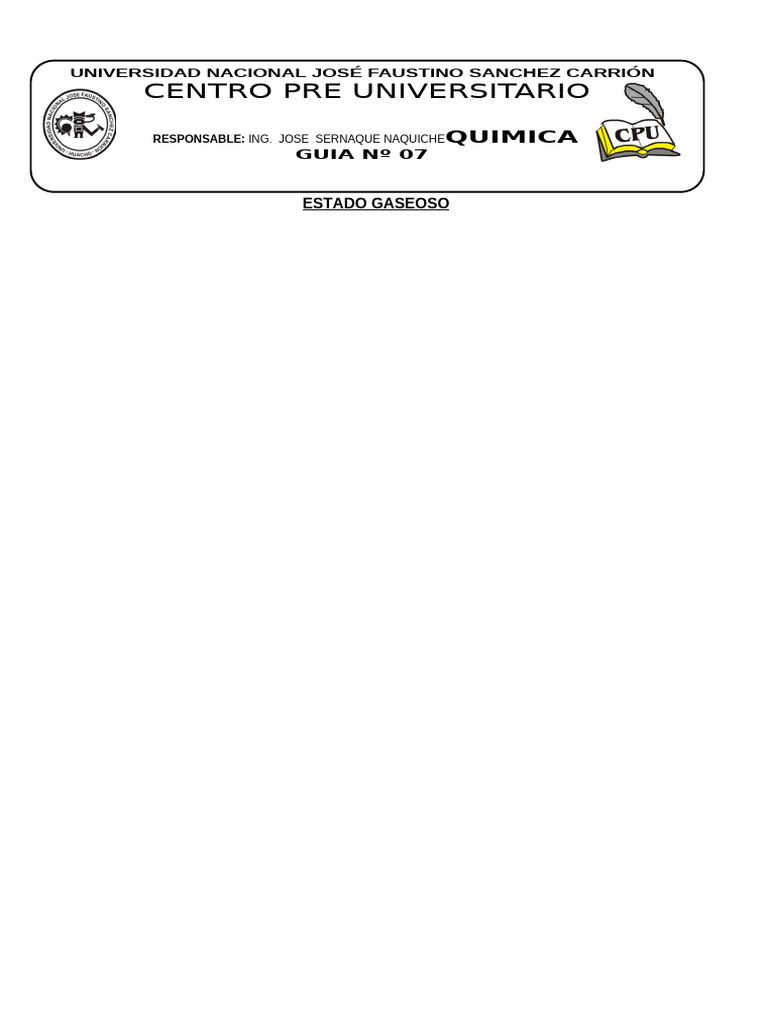 GUIA 7-gases-2006-II | PDF | Gases | Química