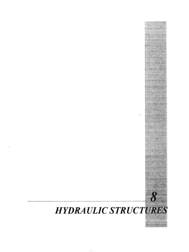 CH8 Hydraulic Structure | PDF