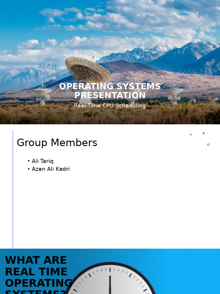 Os Presentation | PDF | Scheduling (Computing) | Operating System Technology