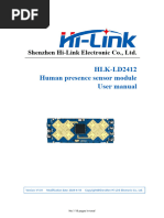 HLK LD1020 | PDF | Radar | Power Supply