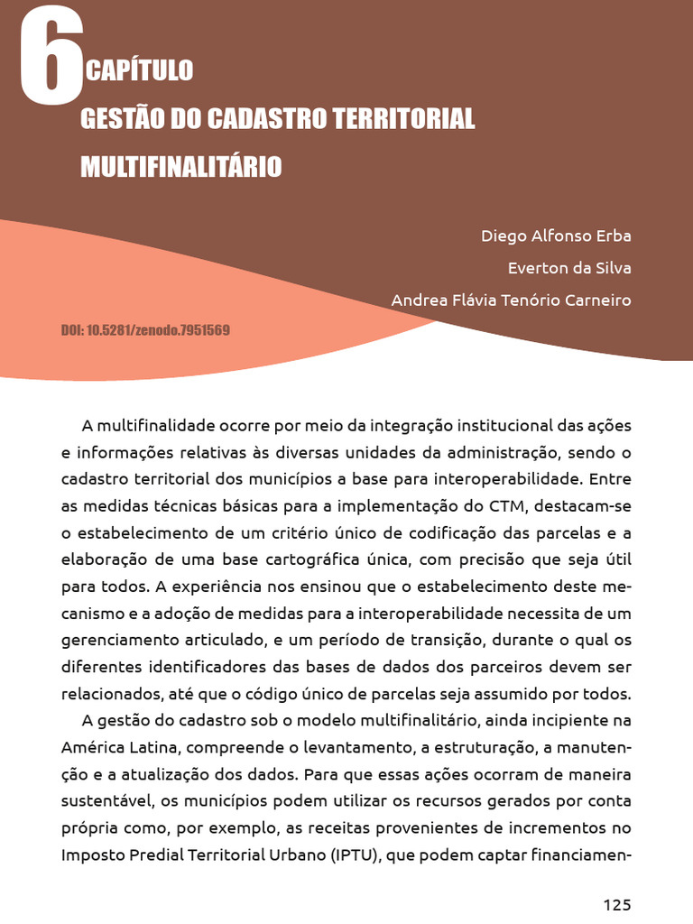 Modulo 4 Gestao Cadastral e Instrumentos de Politica Urbana | PDF | Interoperabilidade | Cidade