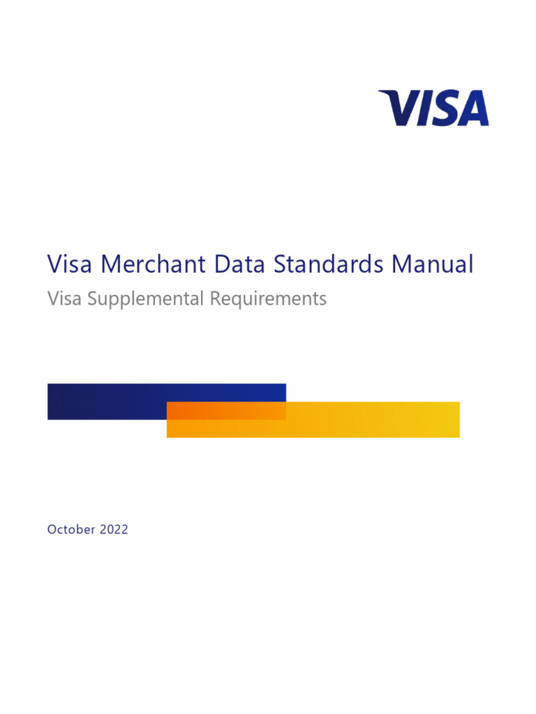 Visa MCC 5969 and Data Standards Guide | PDF | Sales | Visa Inc.