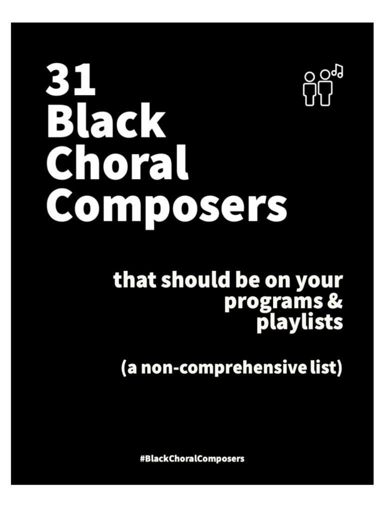 Black Choral Composers Blake Morgan | PDF