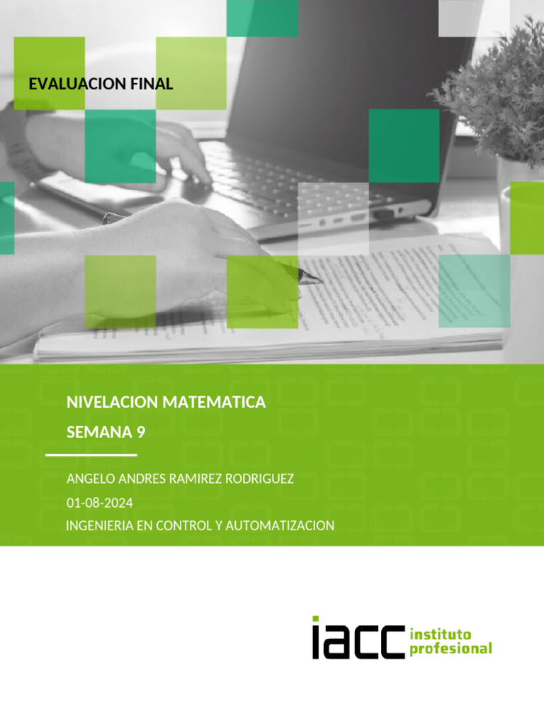 Angelo - Ramirez (Angelo - Ramirez - EVALUACION FINAL) | PDF | Número ...