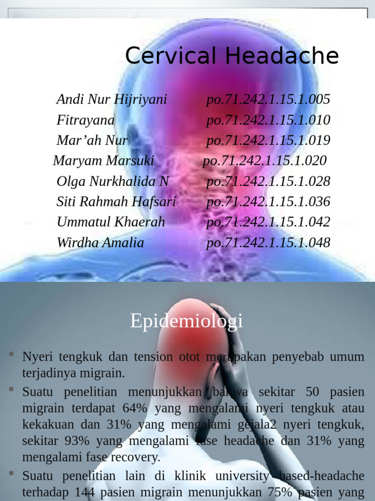 Fisioterapi Cervical Headache | PDF | Kesehatan Holistik | Sains ...