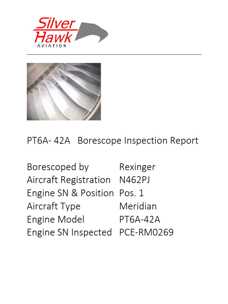 pt6 Boroscope Report 6-29-15 | PDF | Machines | Mechanical Engineering