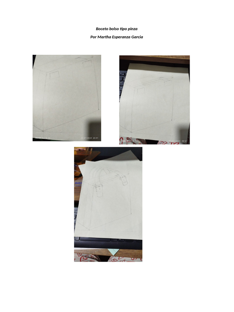 Boceto Bolso Tipo Pinza | PDF
