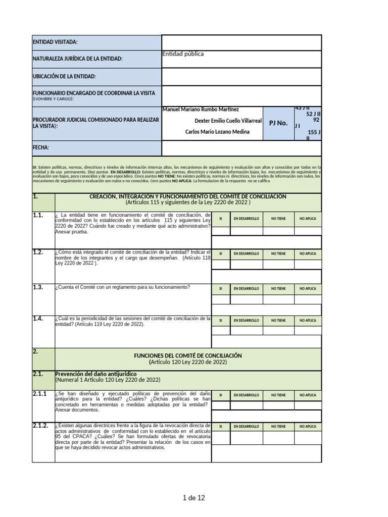 Protocolo Visita Actualizado Anexo Memo 5 2024 | PDF | Resolución de conflictos | Conflicto ...