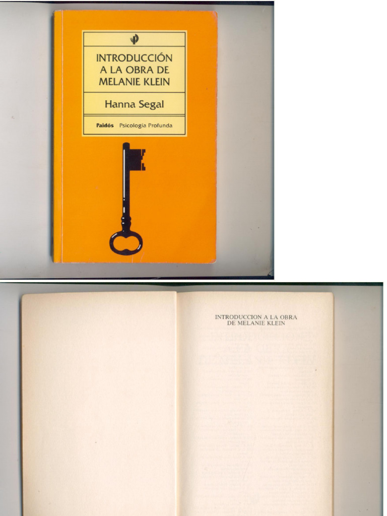 Introduccion A La Obra de Melanie Klein - Hanna Segal - Best | PDF