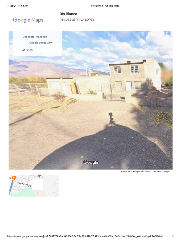 Río Blanco - Google Maps | PDF