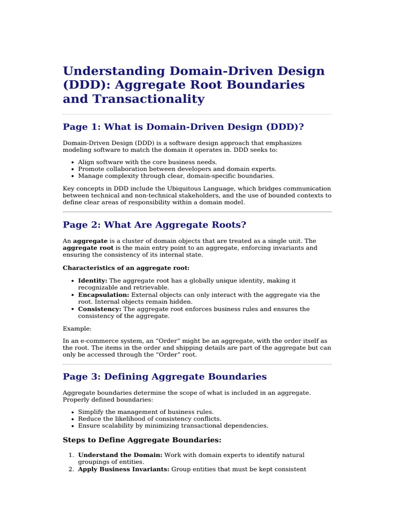 DDD Atomic | PDF | Software Engineering | Information Technology