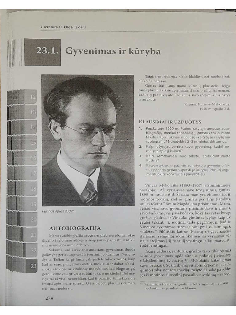 VMP Gyvenimas Ir Kūryba | PDF