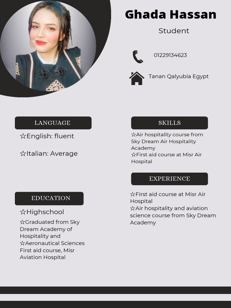 Ghada Hassan: Student | PDF