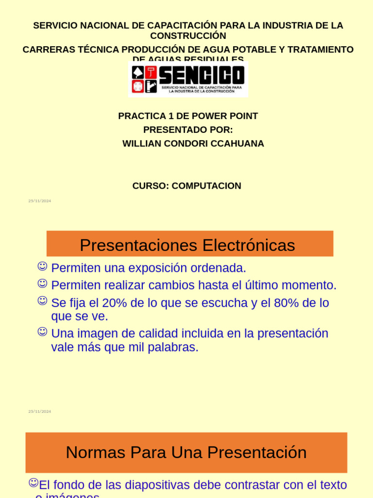 Practica 1 Power Point | PDF