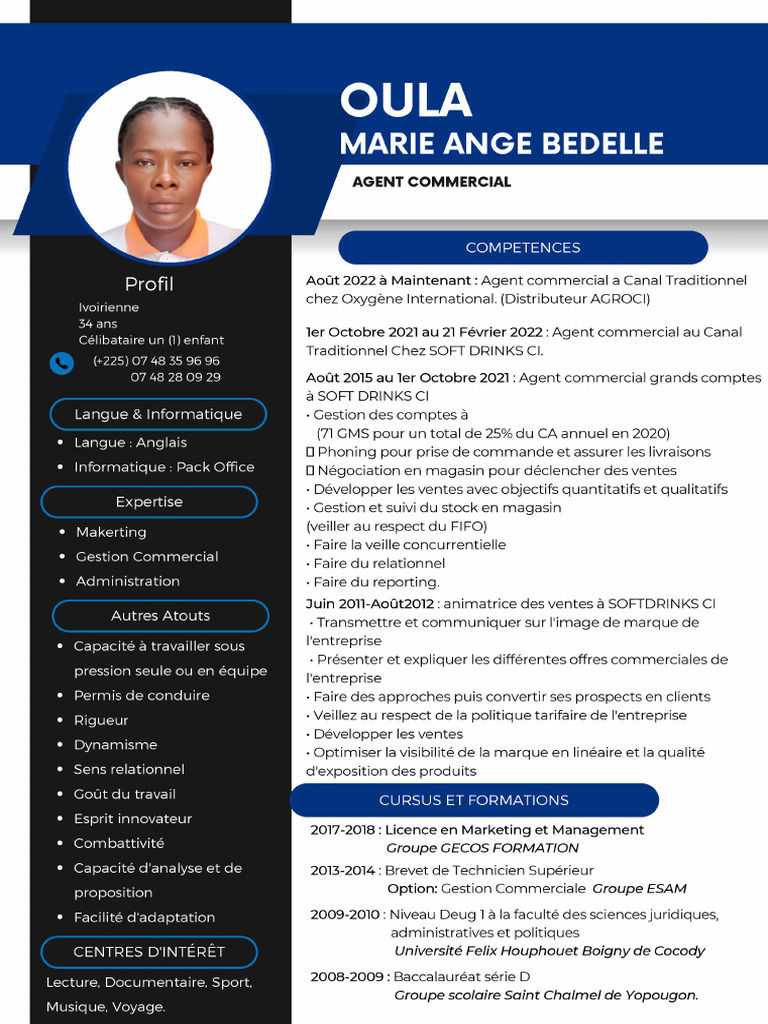 Black Modern Professional OULA | PDF