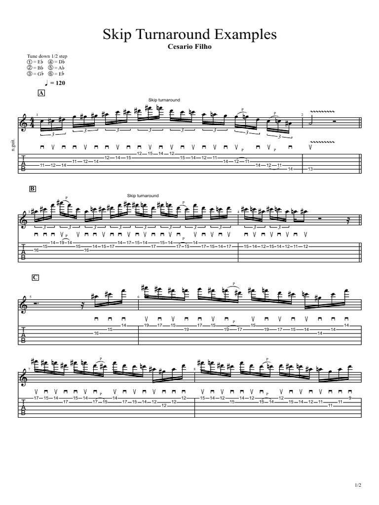 Skip Turnaround Examples | PDF