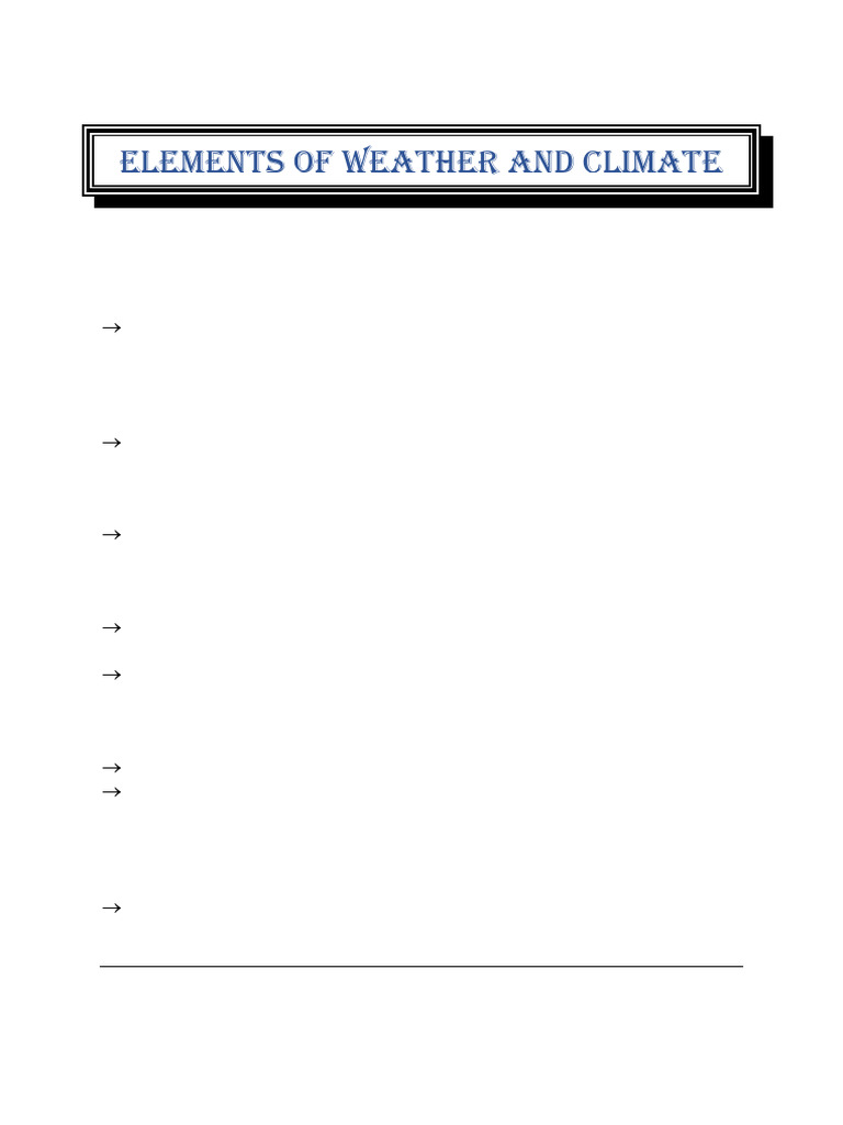 1732430916157.elements of Weather and Climate Ex | PDF | Atmosphere Of ...
