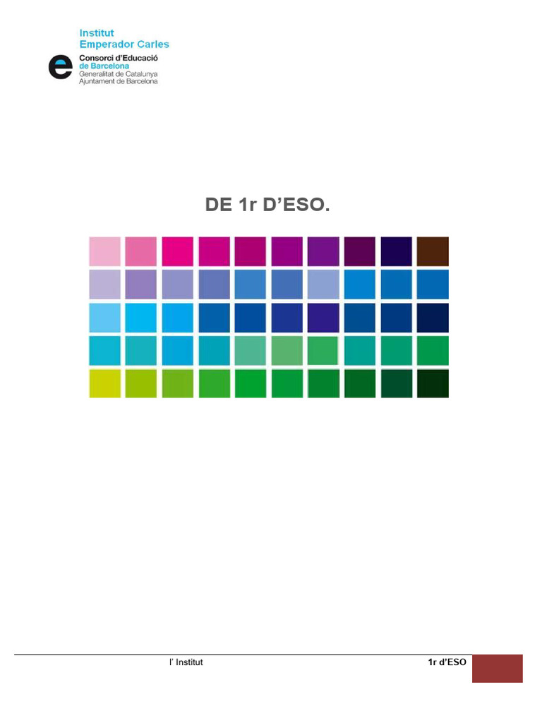 Recuperació de Visual I Plàstica. 1r dESO | PDF