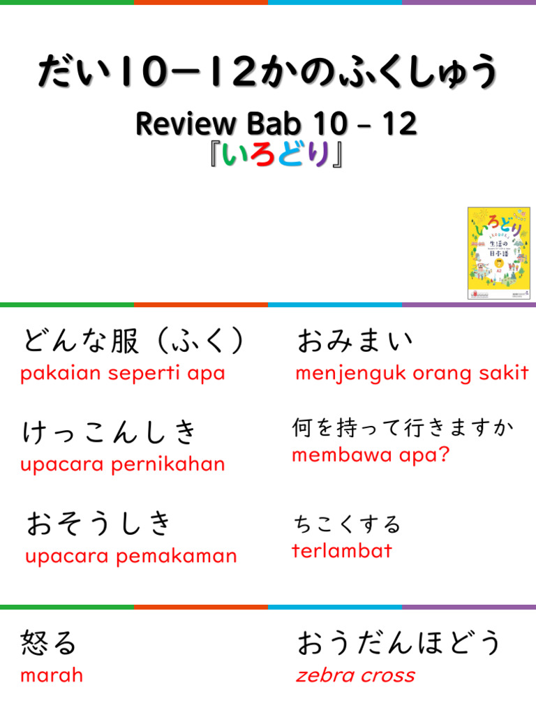 Review Bab 10-12 Jepang | PDF