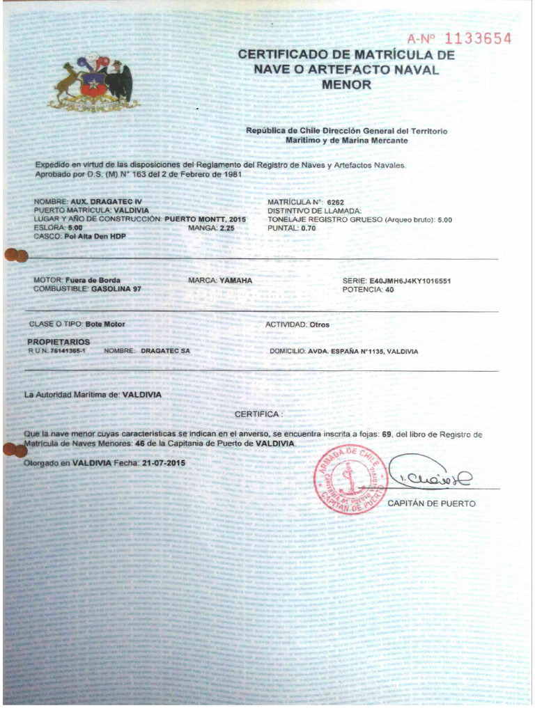 Matricula Aux Iv | PDF