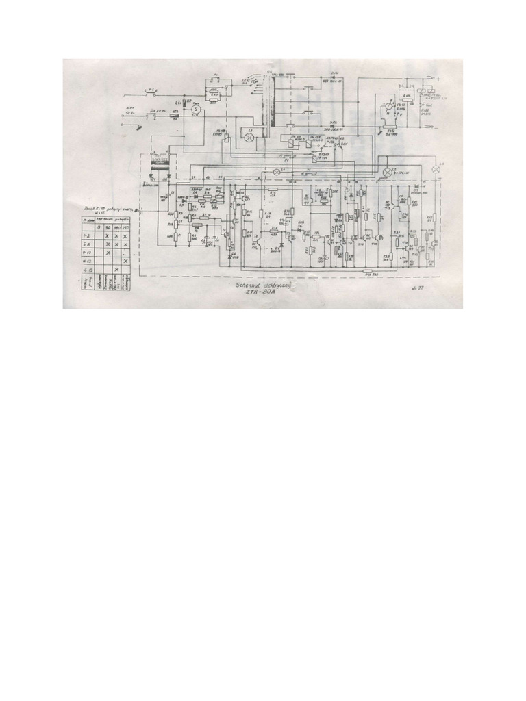 Schemat Prostownika ZTR-80 | PDF