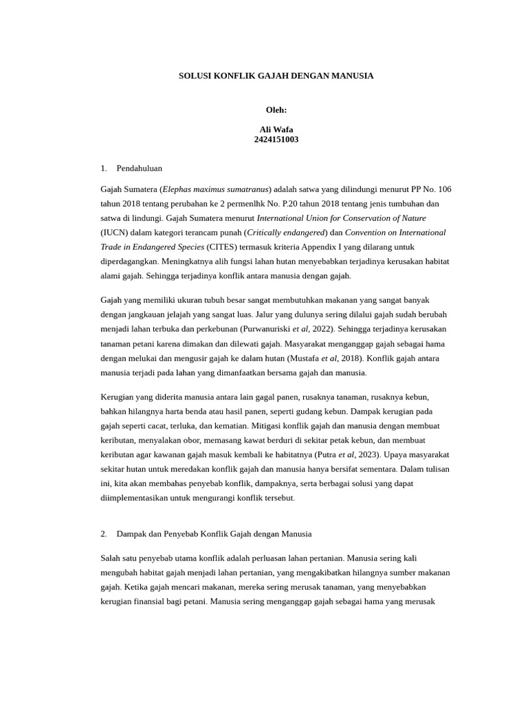 Ali Wafa - Tugas 3 Biodiversitas | PDF