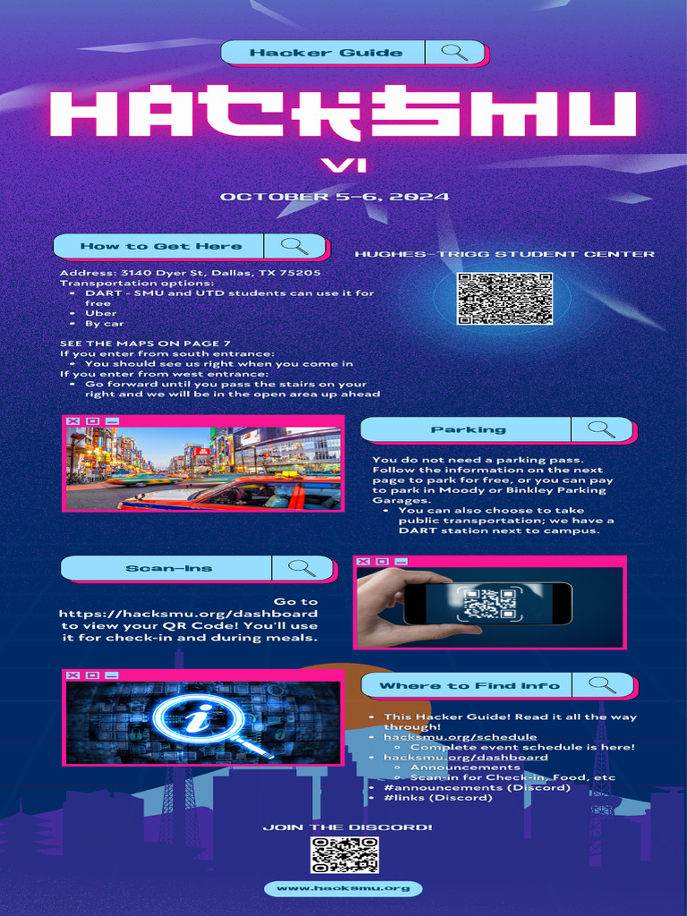 HackSMU VI Hacker Guide | PDF