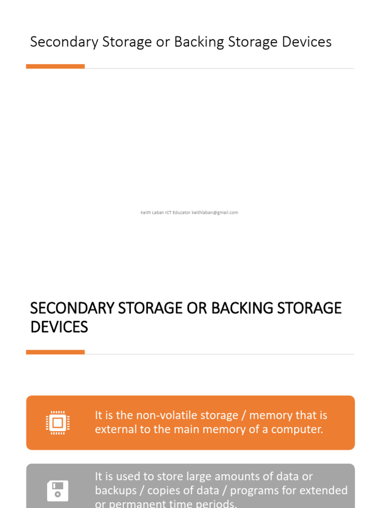 Secondary and Cloud Storage | PDF | Hard Disk Drive | Dvd