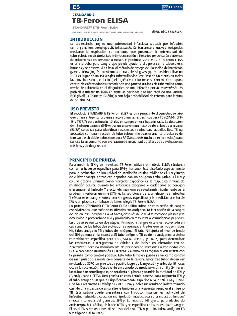 Ifu Elisa TB Feron Español | PDF