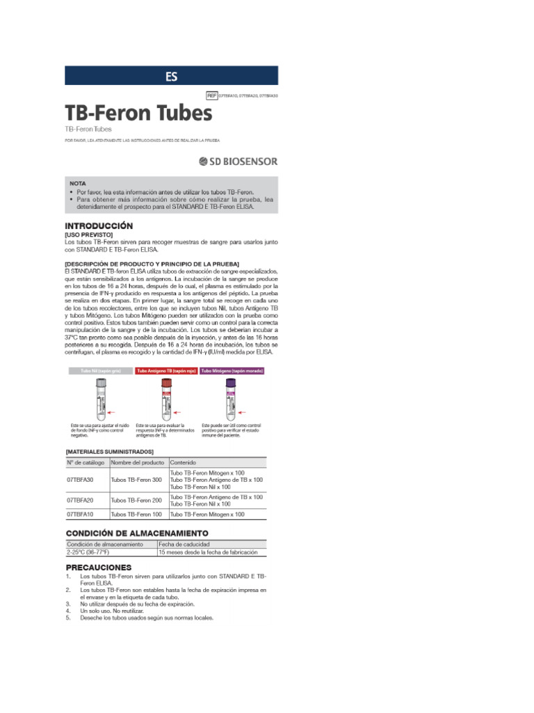 Tubes TB Feron | PDF