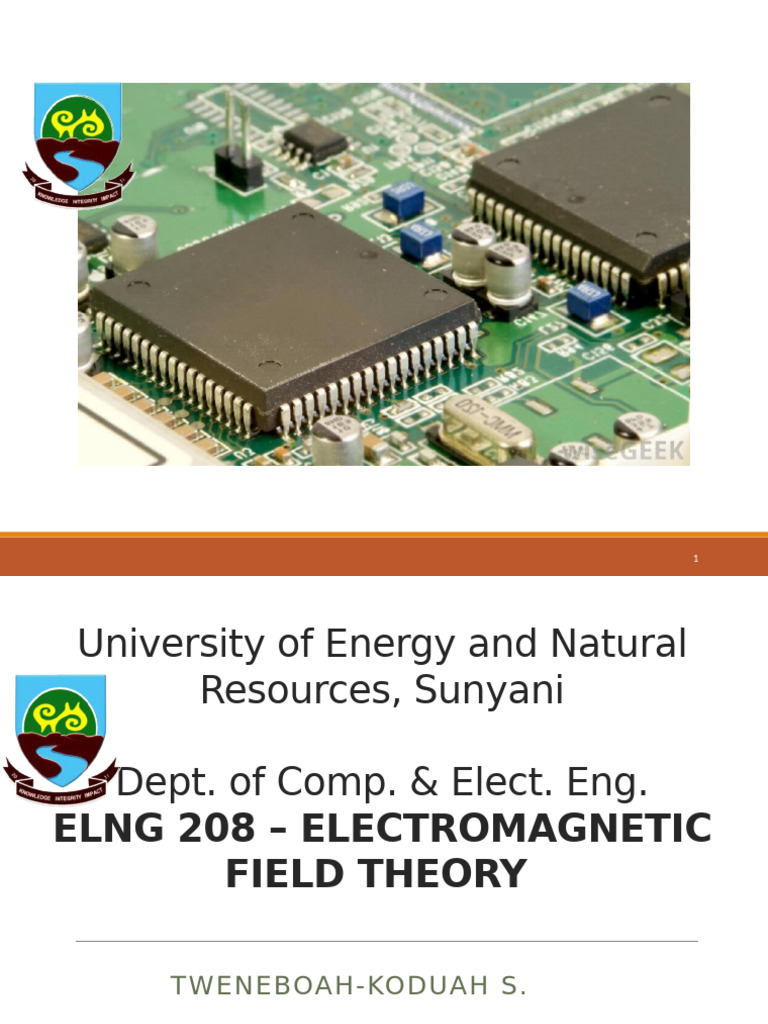 Chapter 0 Intro ELNG 208 | PDF | Electromagnetism | Magnetic Field