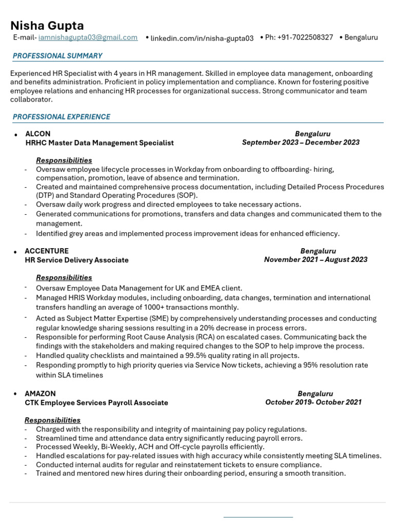 Nisha Gupta | PDF | Business
