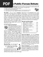 Debating Cheat Sheet | PDF | Argument | Truth