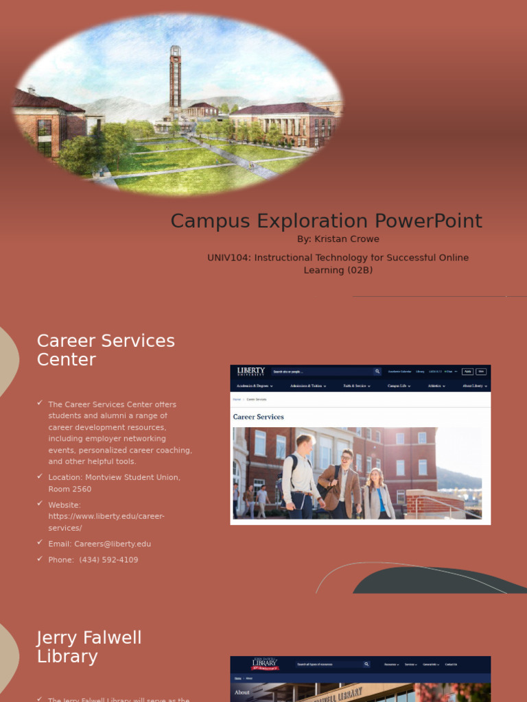 UNIV 104 - 02B - 202440 Campus Exploration PowerPoint - (K.croweL29978631) | PDF